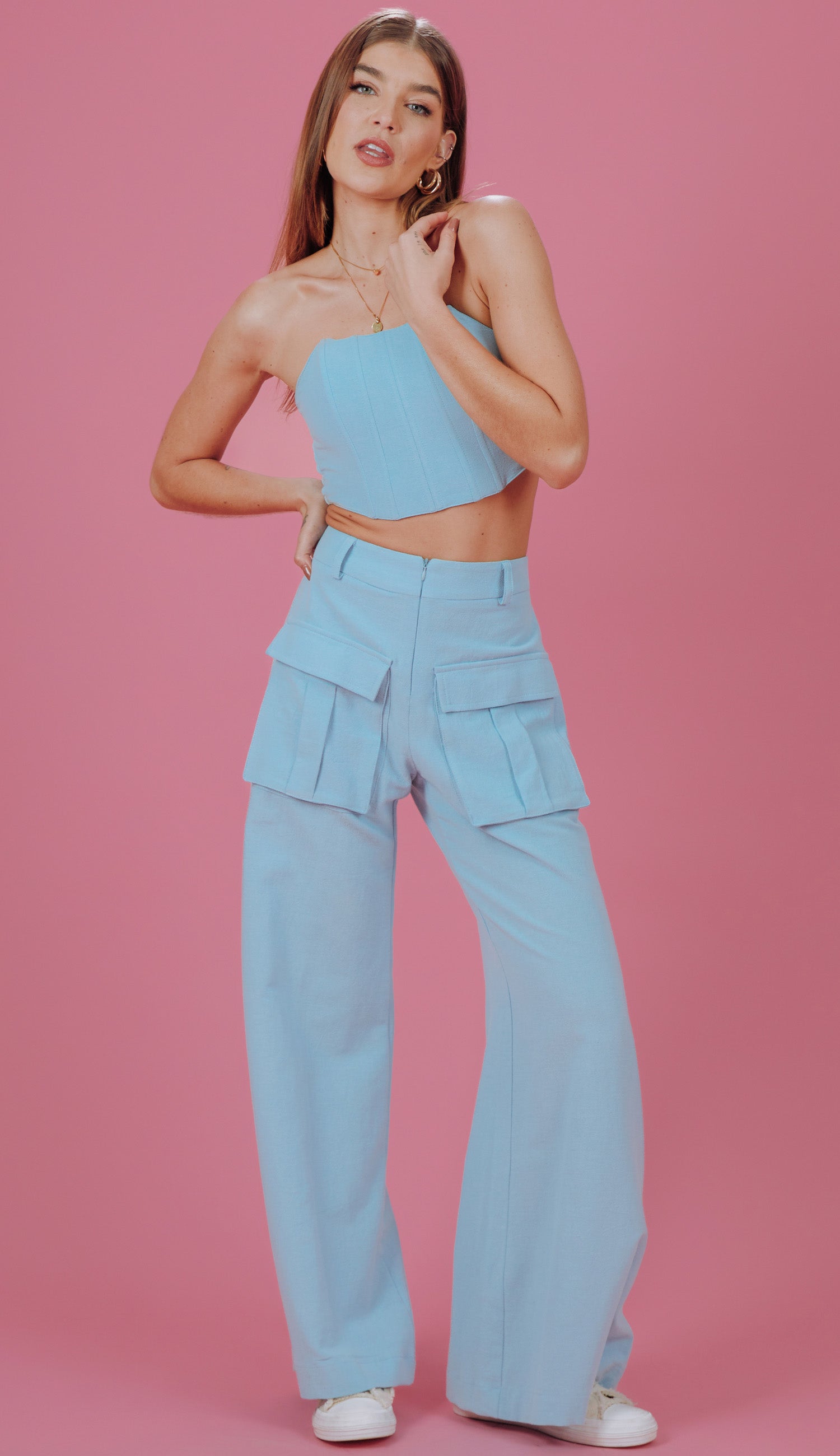 Conjunto Daniela Azul – Laguna Store